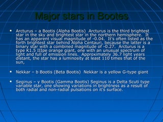 Constellation bootes | PPT
