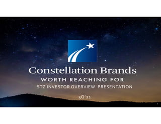 Constellation Brands Q3 FY21 Investor Overview | PDF