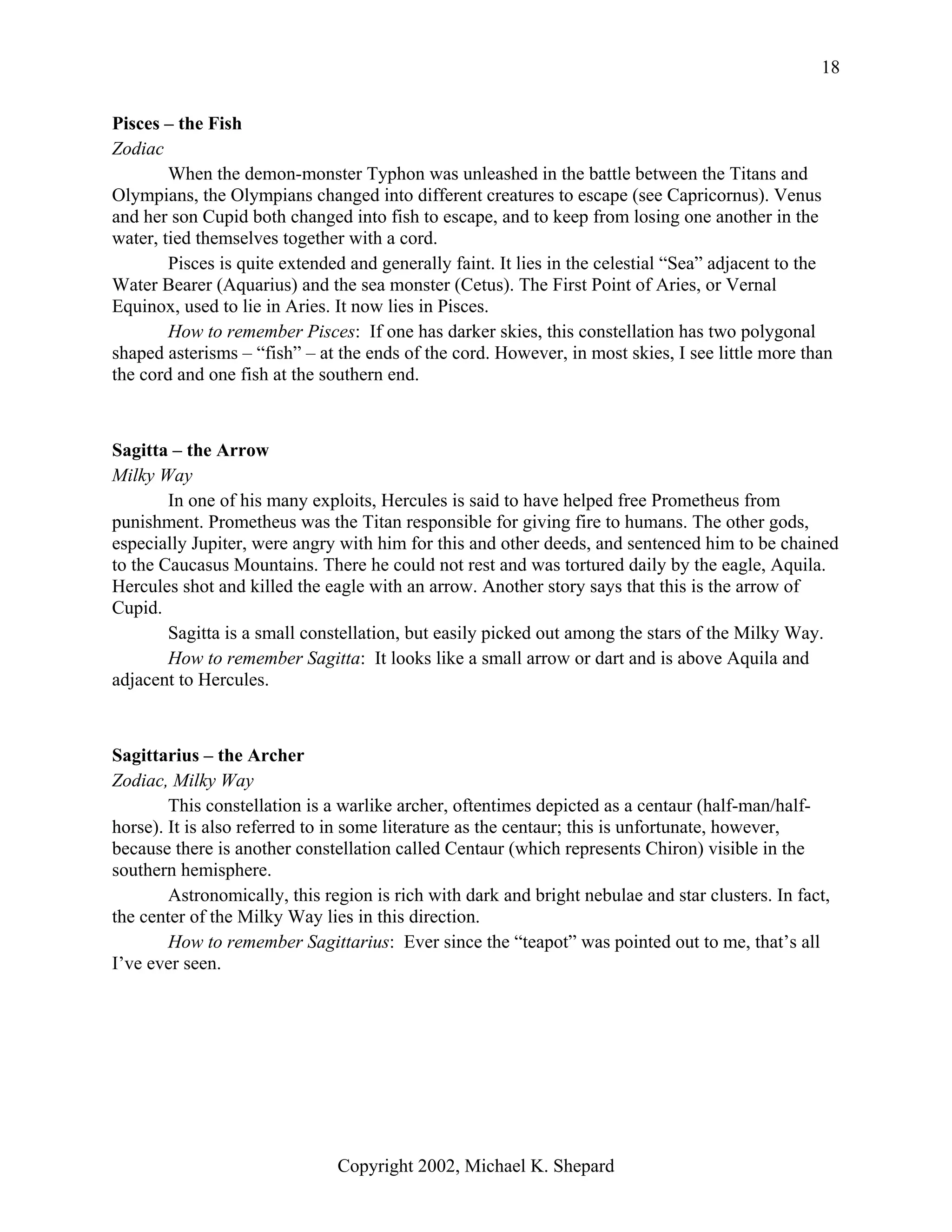 Constellation guide | PDF