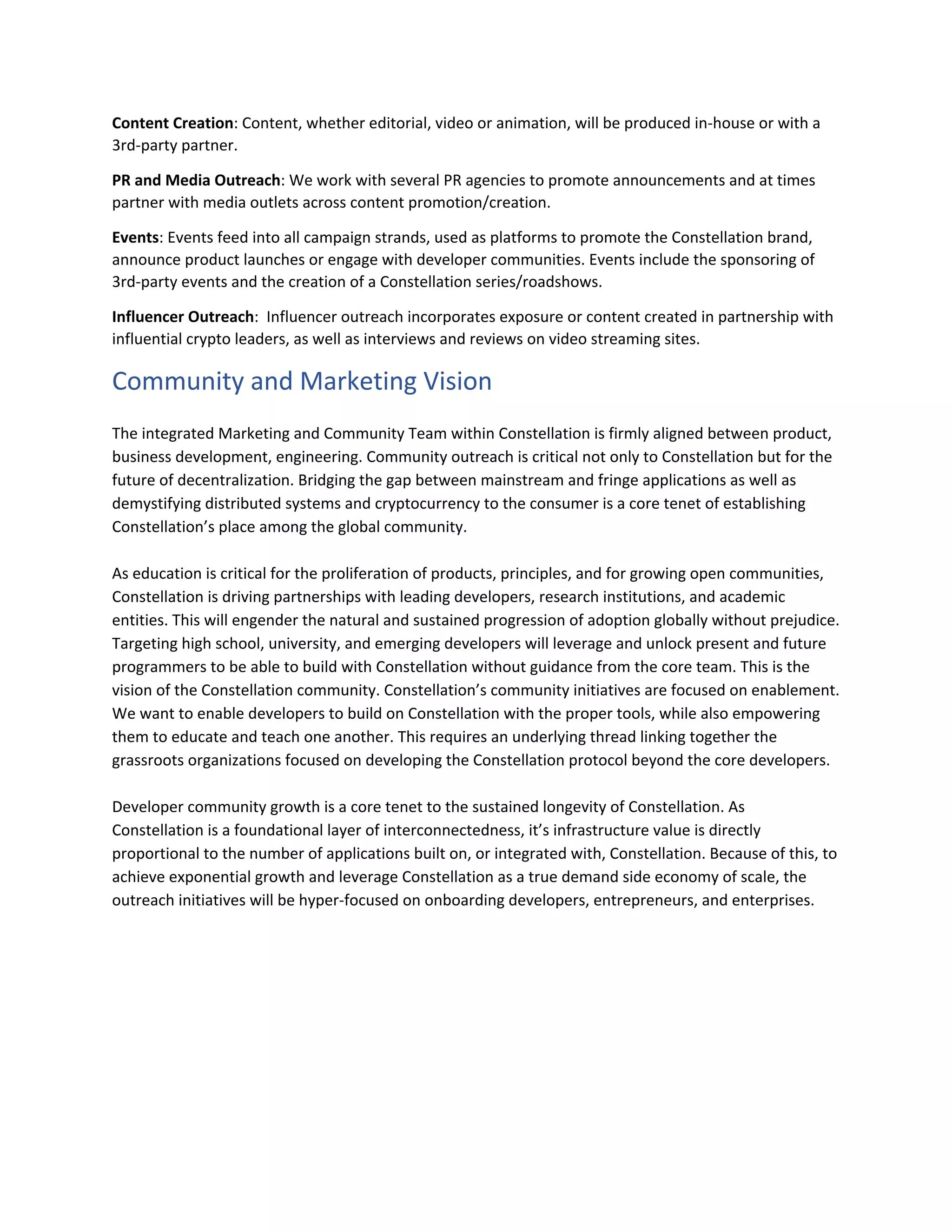 Constellation Labs - Business Whitepaper | PDF