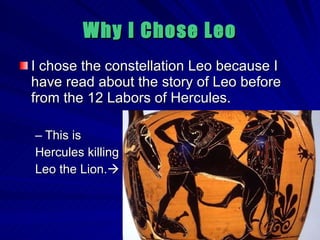 Constellation leo | PPT