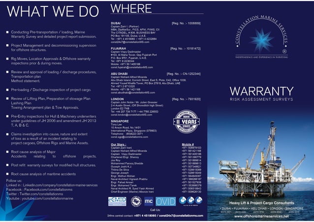 Constellation marine services flyers-2018 | PDF