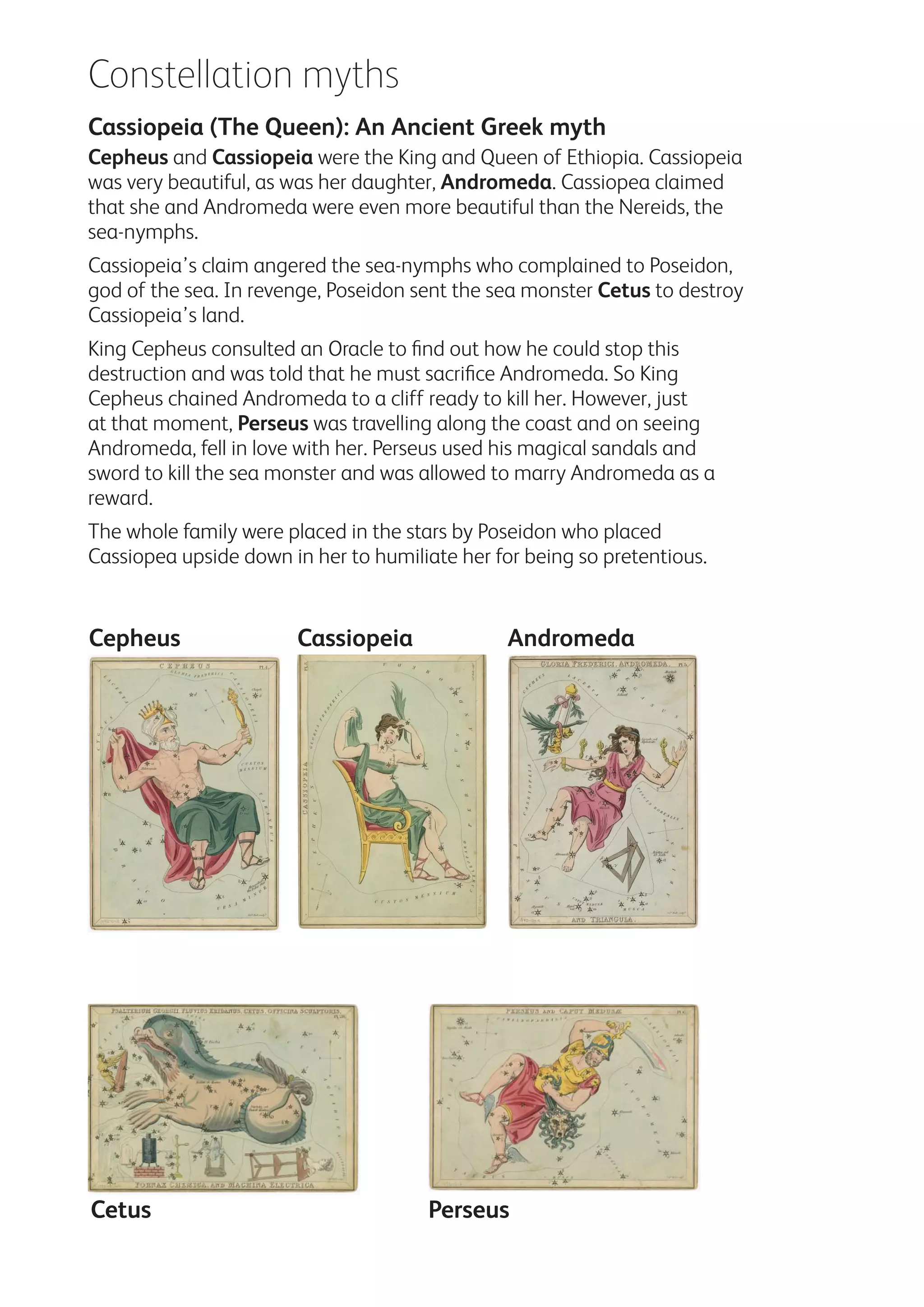 Constellation Myths Teachers | PDF