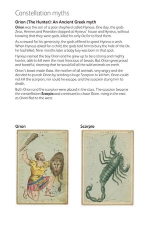 Constellation Myths Teachers | PDF