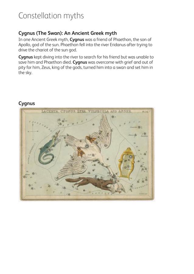 Constellation Myths Teachers | PDF