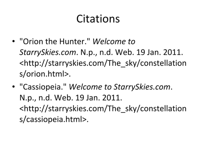 Constellations | PPT