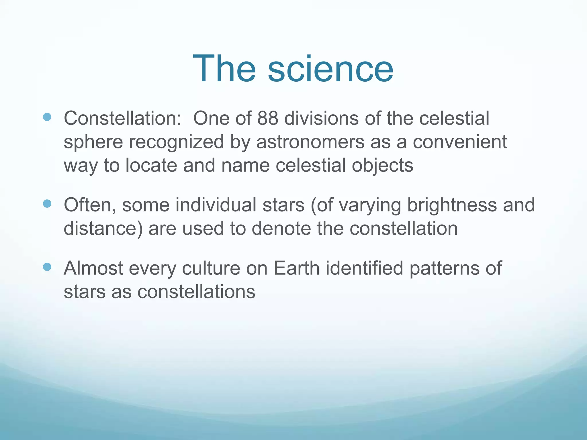 Constellations | PPTX | Space and Astronomy | Science