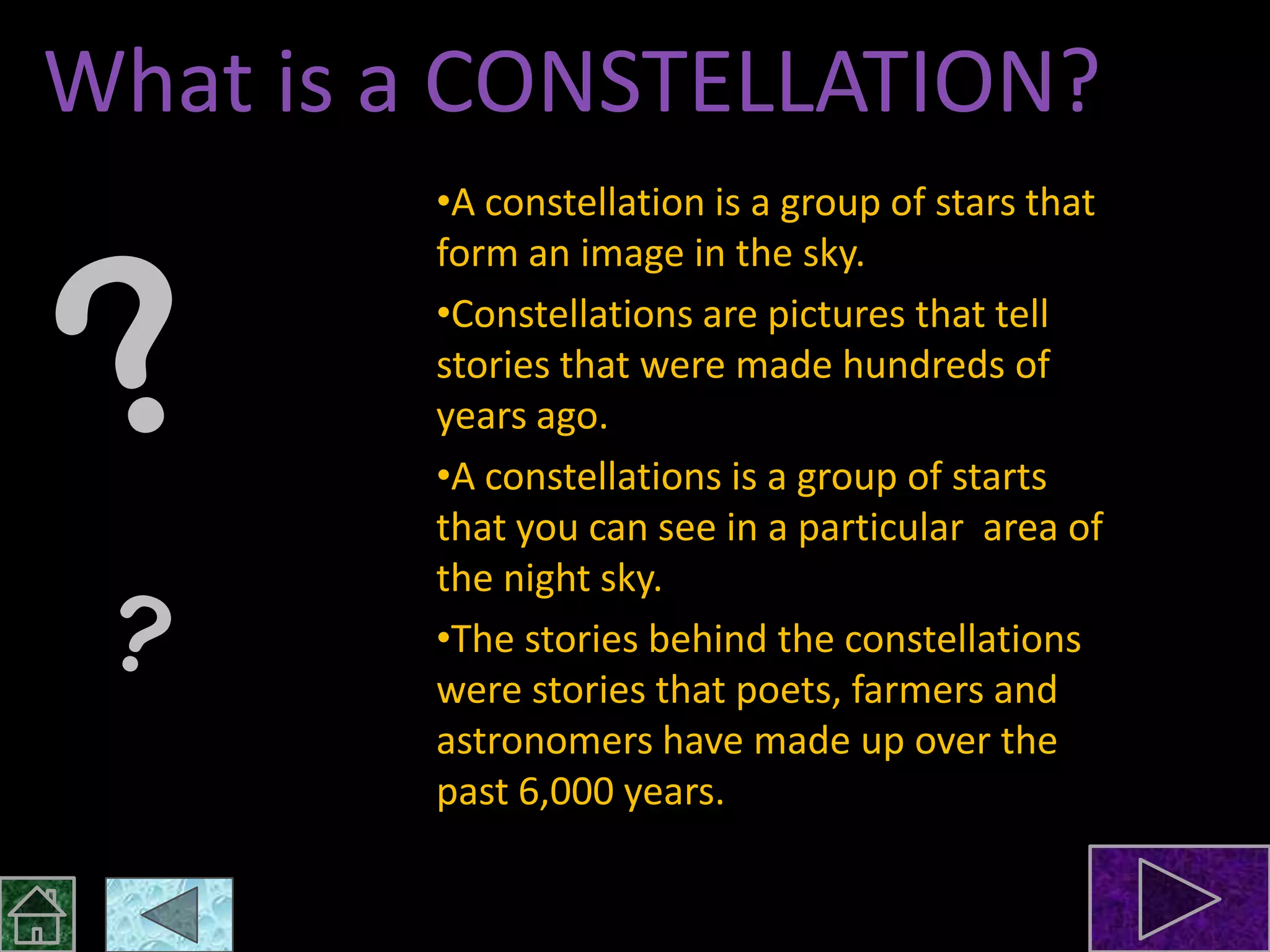 Constellations | PPTX