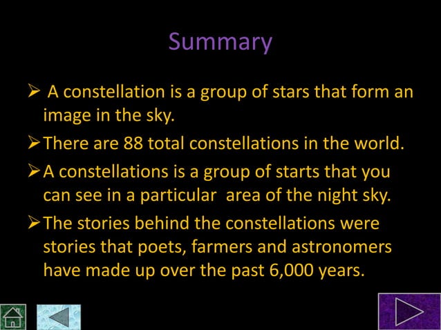 Constellations | PPTX