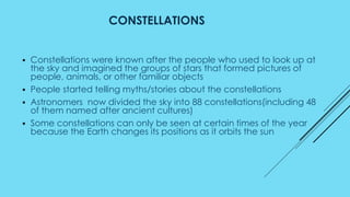 Constellations | PPTX