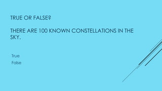 Constellations | PPTX