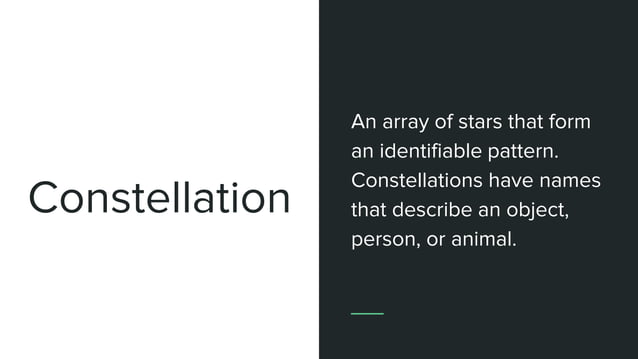 Constellations | PPTX