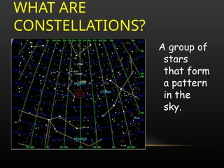 Constellations.ppt Grade 5 different types of constellations | PPT