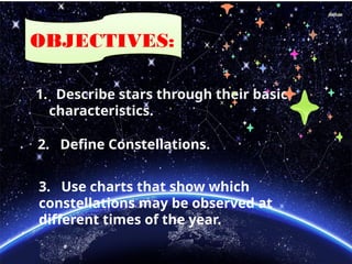 CONSTELLATIONS lesson for the grade 9 students | PPTX