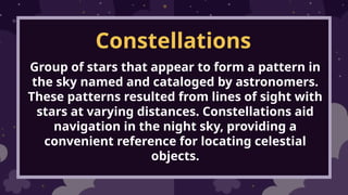 CONSTELLATIONS.pptx presentation in science | PPTX
