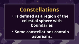 Stories Written in the Stars: An Introduction to Constellations | PPTX