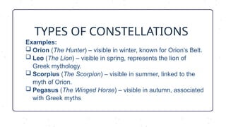 The Constellations in Astronomy - Grade 9 .pptx