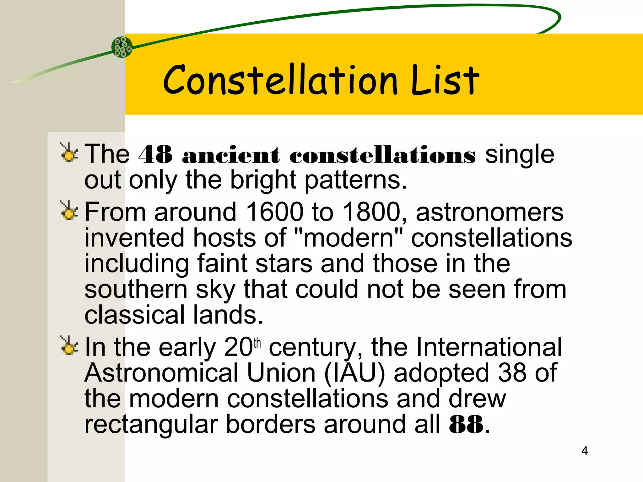 Constellations grade 8 | PPT