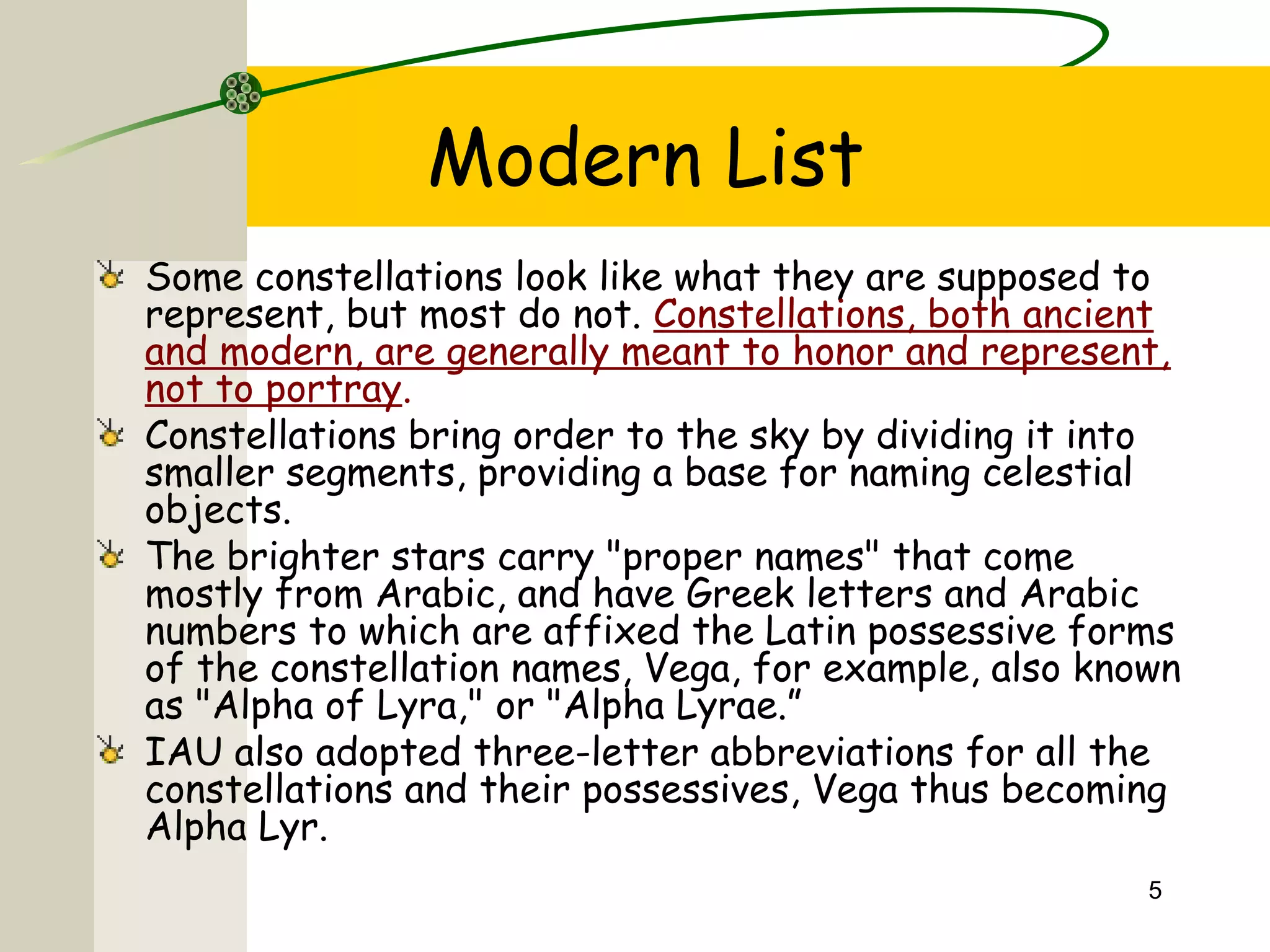 Constellations grade 8 | PPT