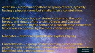 Constellations yeah yeah grade 6 bro, use | PPT