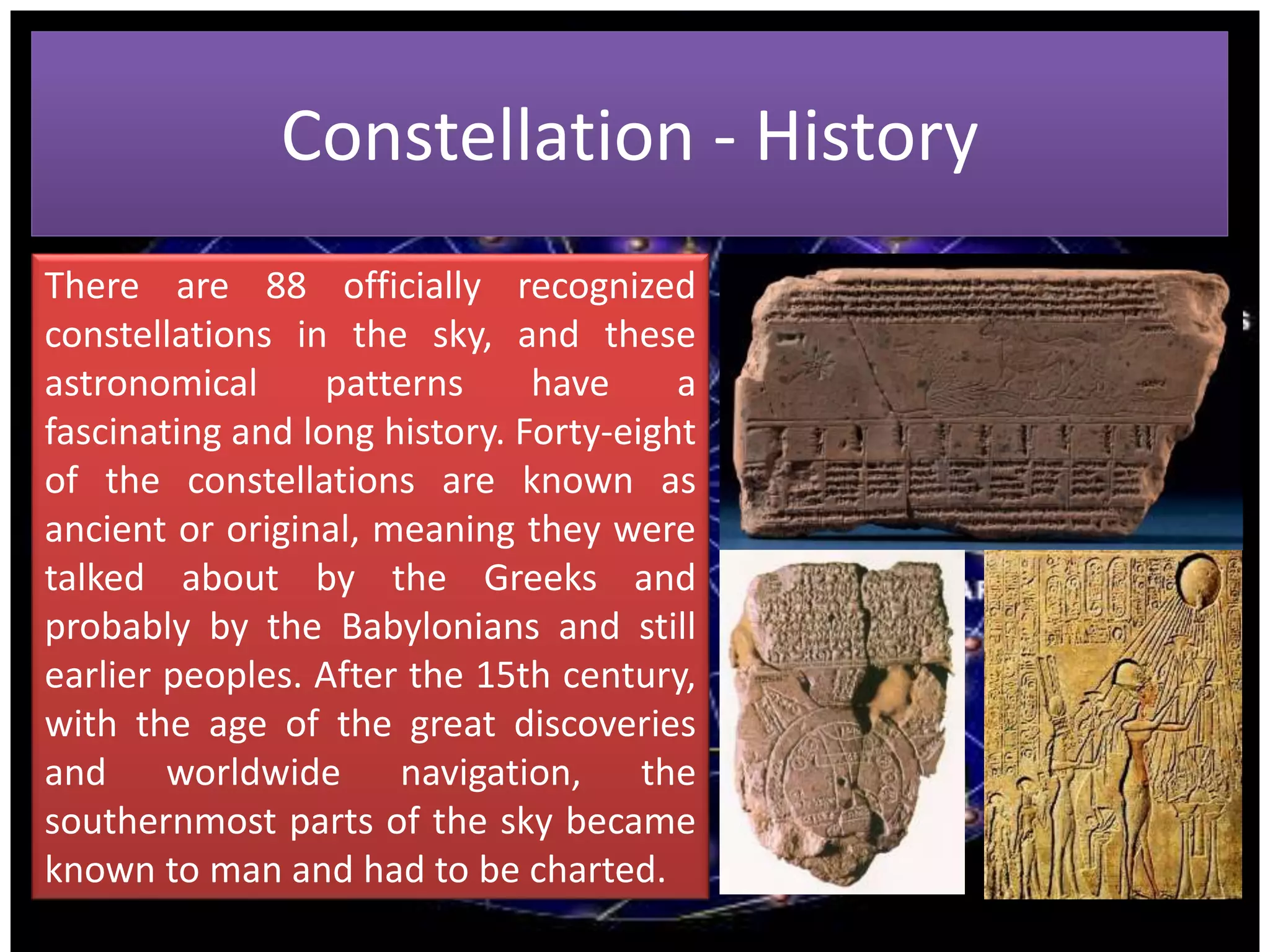 Constellations adwaith | PPT