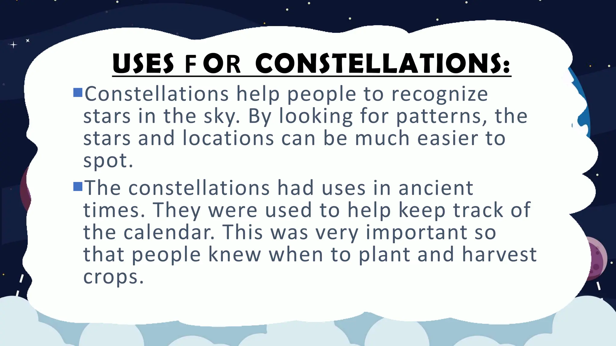 constellations grade for grade 9 presentation | PPTX
