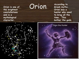 Constellations: Mythic Mysteries | PPTX