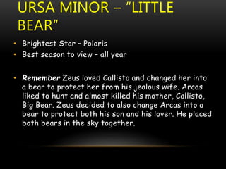 Stars: Constellations for grade 9 student | PPT