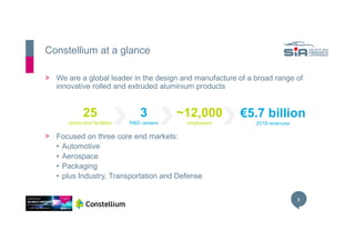 Constellium - Aluminium: The Material of Choice for Electric Vehicles | PDF