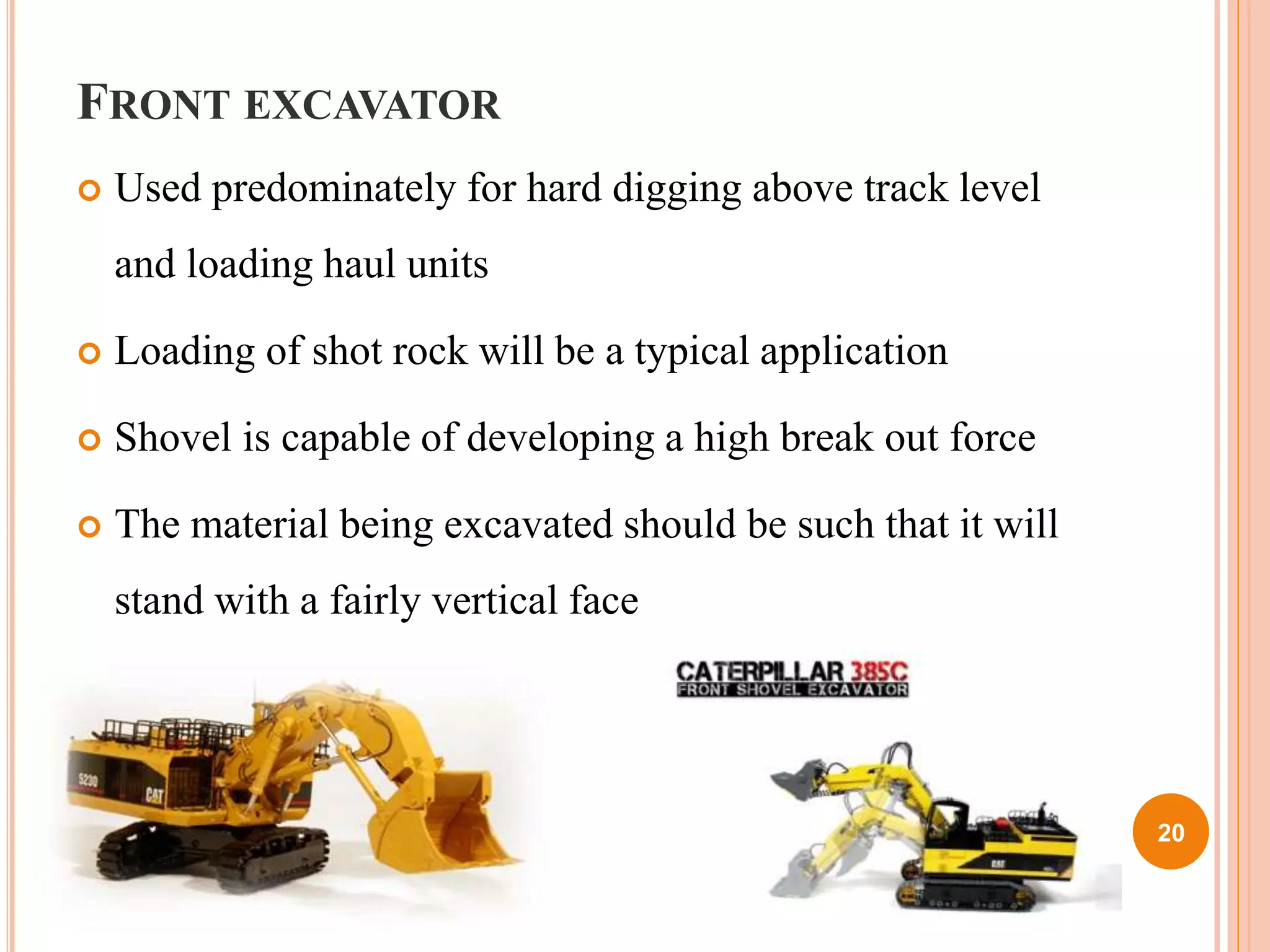 Excavators: Power Shovel, Backhoe an Front Shovel (by Faisal VA and ...