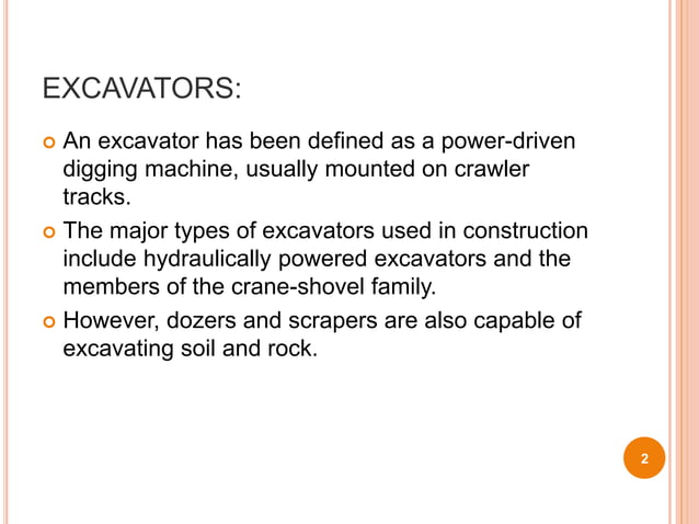 Excavators: Power Shovel, Backhoe an Front Shovel (by Faisal VA and ...
