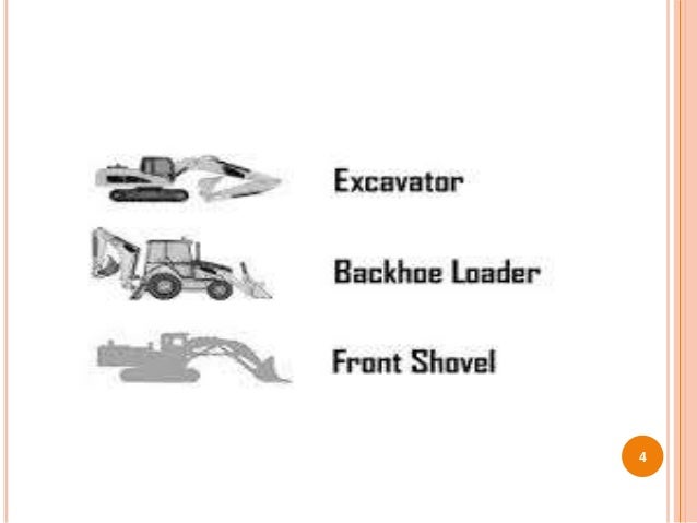 Excavators: Power Shovel, Backhoe an Front Shovel (by Faisal VA and K…