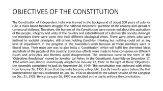 constitution, first part module one. intr | PPTX