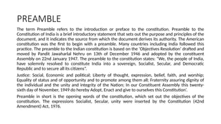 constitution, first part module one. intr | PPT