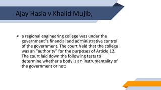 Constitutional law notes, Constitutional law- II | PDF