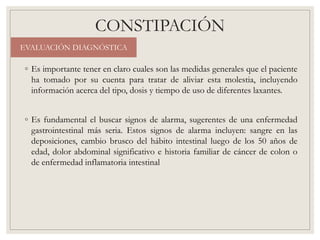 Constipación | PPTX