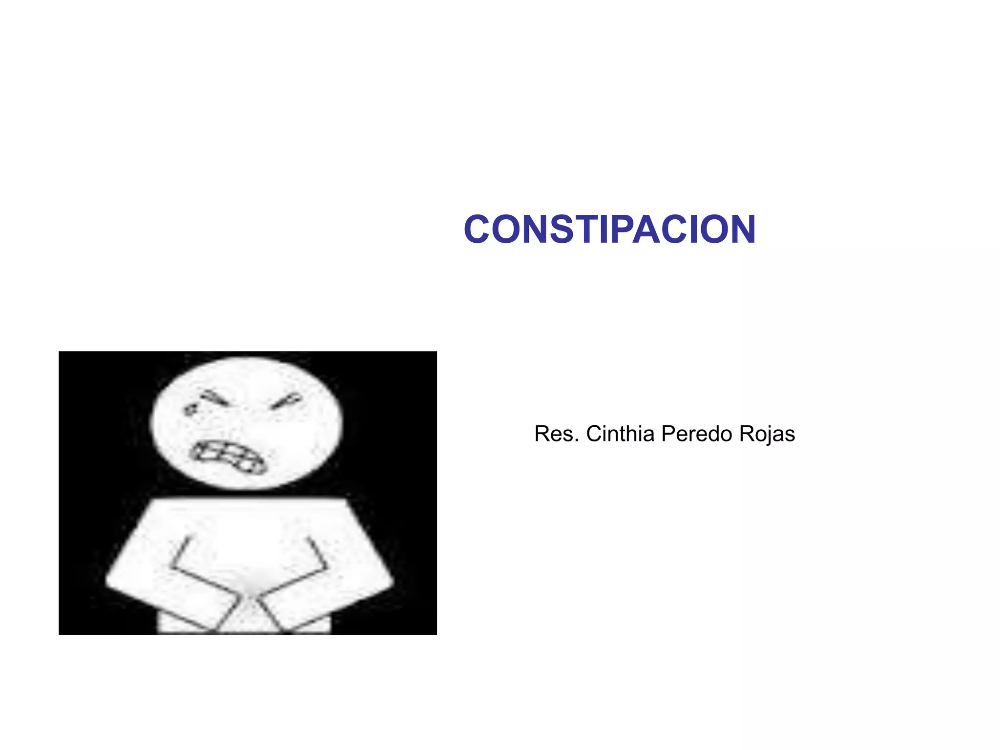Constipacion en Pediatria | PPTX