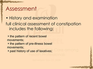Constipation | PPT
