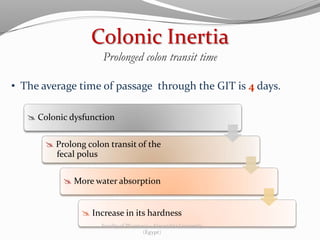 Constipation Definition and causes | PPTX