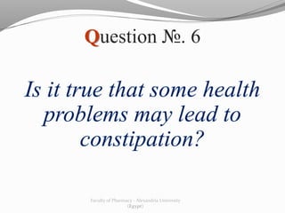 Constipation Definition and causes | PPTX