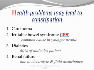 Constipation Definition and causes | PPTX