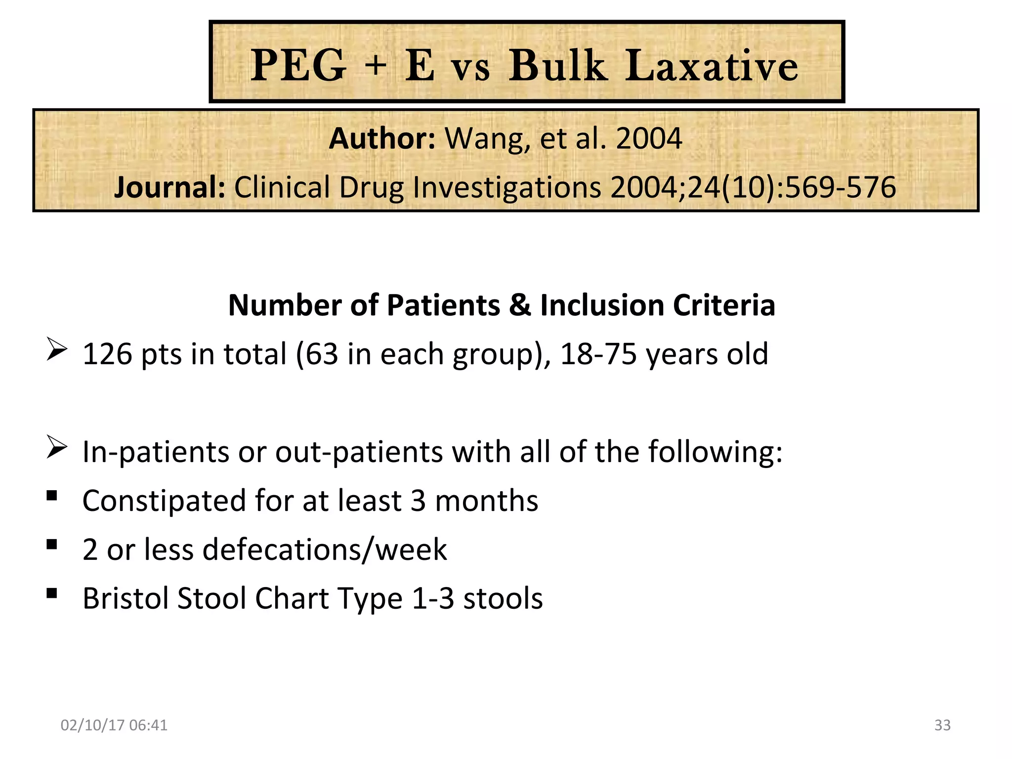 CONSTIPATION PPT.DR SREEJOY PATNAIK | PPT