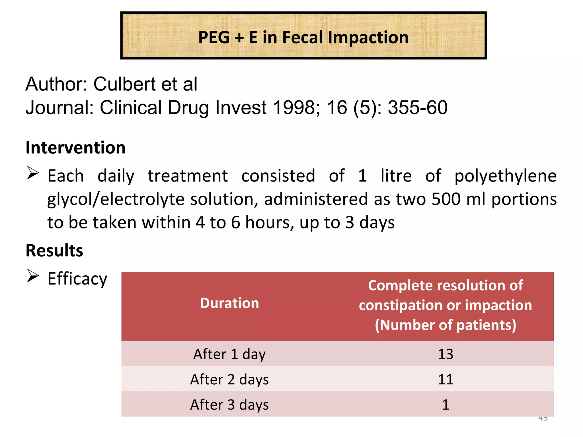 CONSTIPATION PPT.DR SREEJOY PATNAIK | PPT
