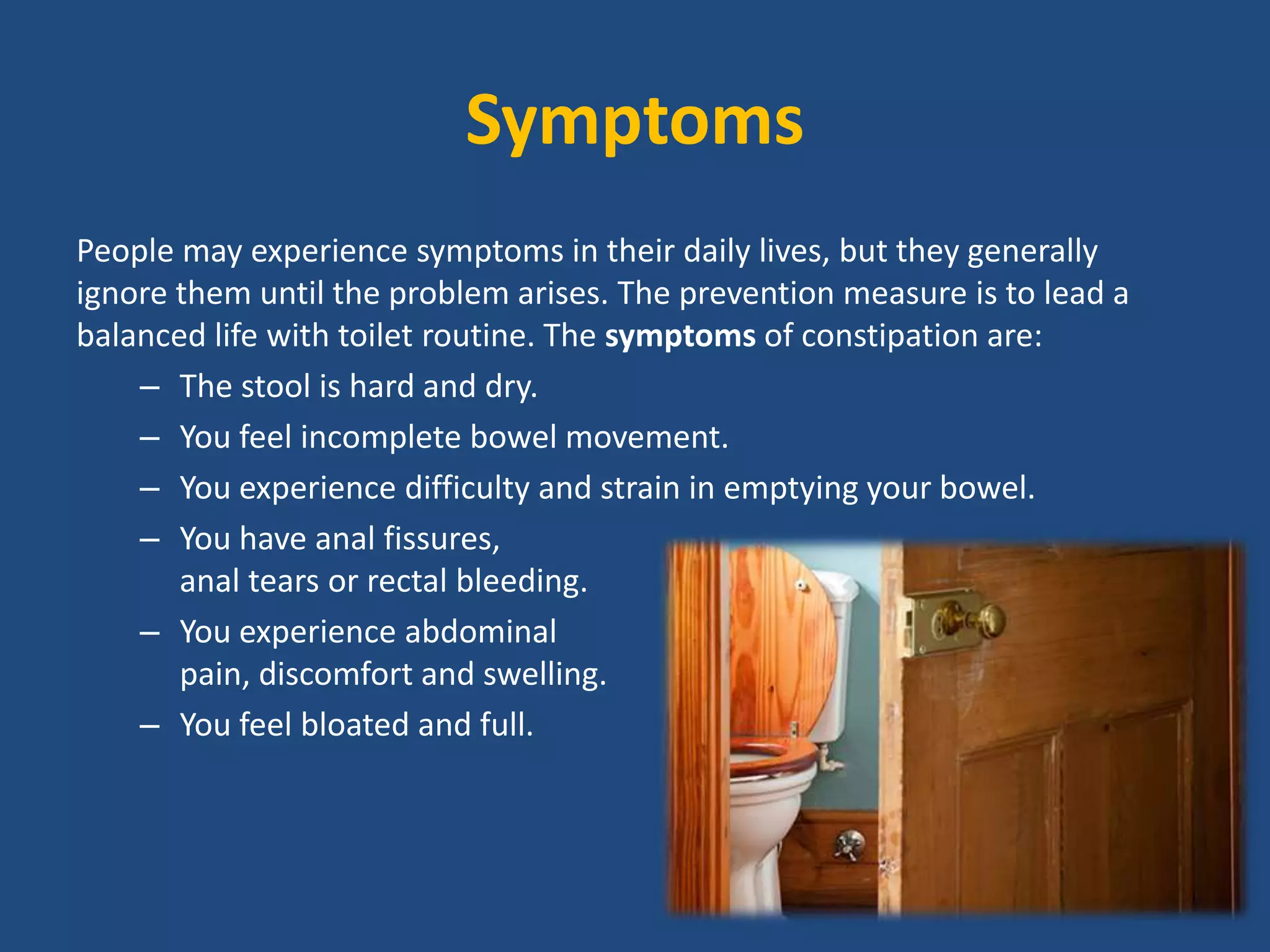 Constipation problems and the ultimate cure | PPTX | Digestive ...