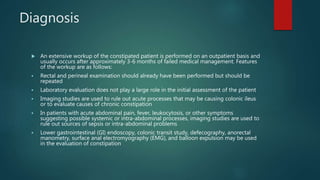 Constipation | PPTX