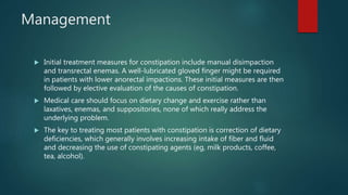 Constipation | PPTX