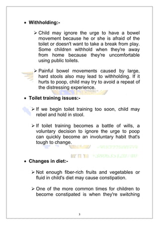 Constipation | PDF | Digestive Disorders | Diseases and Conditions