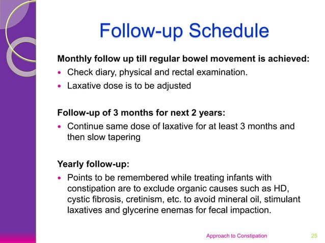Approach to a child with Constipation | PPTX | Digestive Disorders ...
