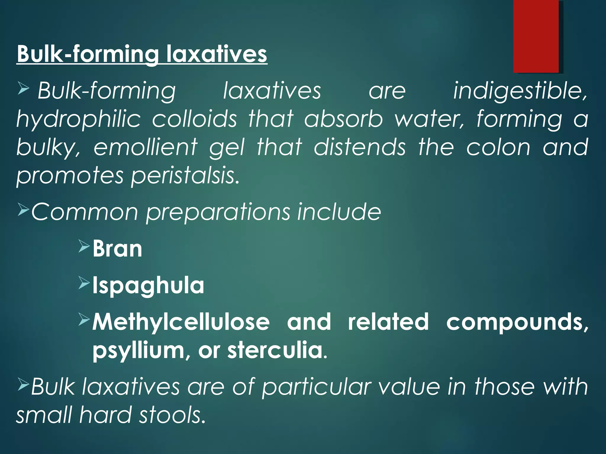 laxatives | PPT