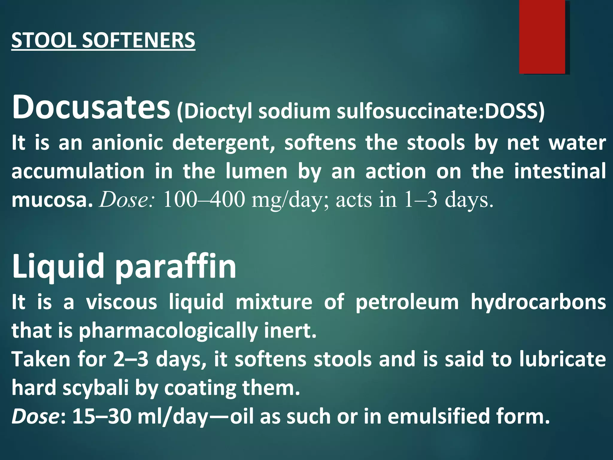 laxatives | PPT
